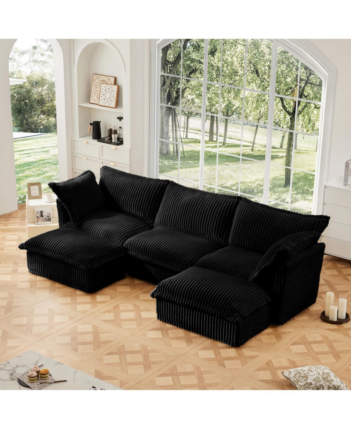 Click here for Streamdale Furniture Slipcovered U Shape Sectional... prices