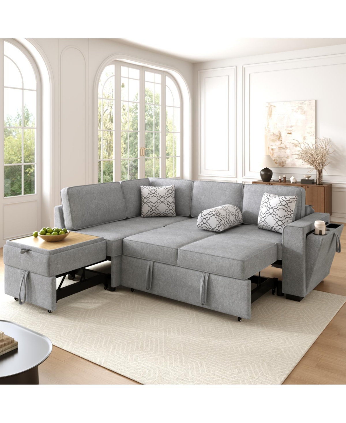 Click here for Streamdale Furniture Convertible Sectional Sofa Be... prices