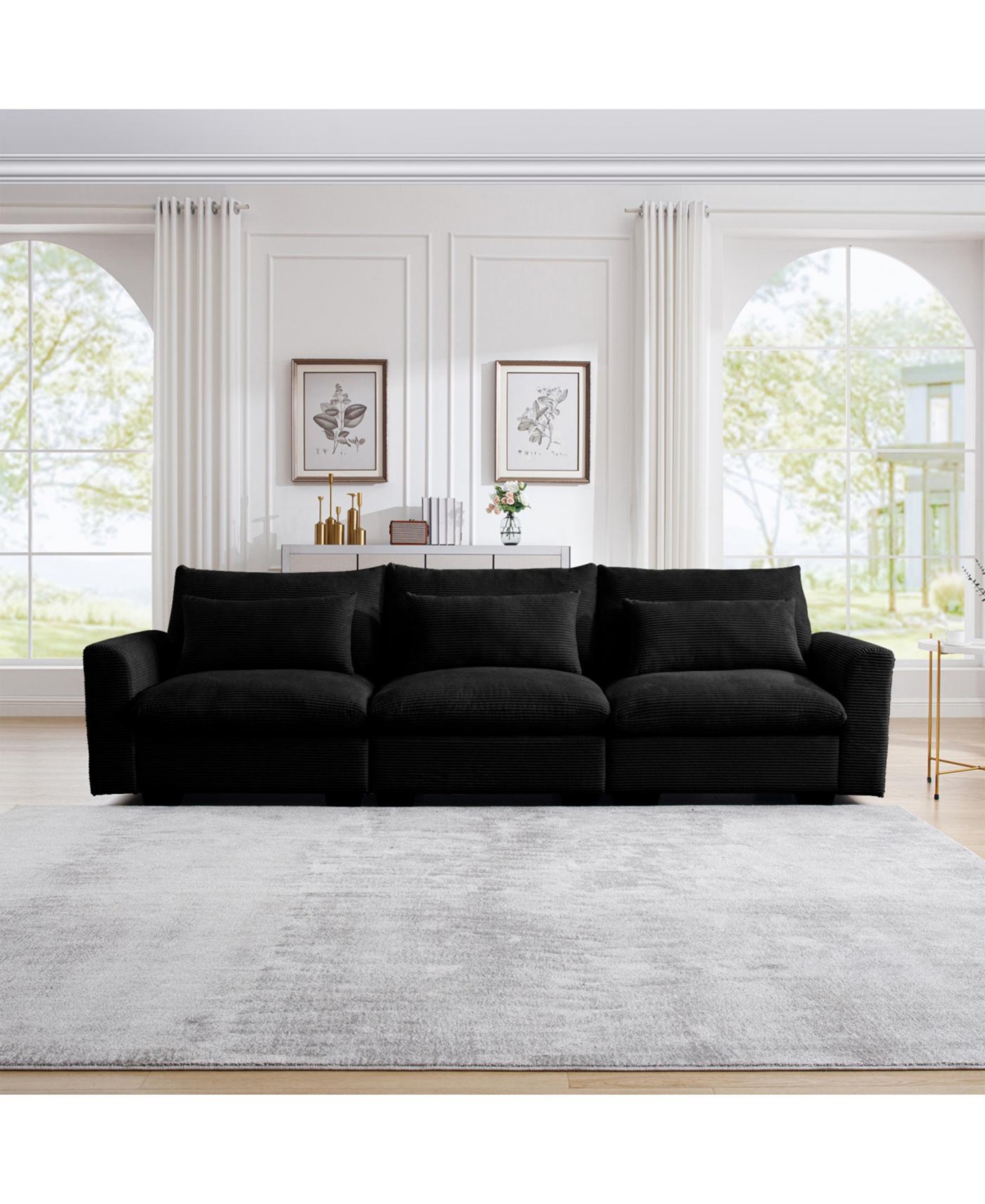 Click here for Streamdale Furniture 3 Seater Deep Seat Couch for... prices