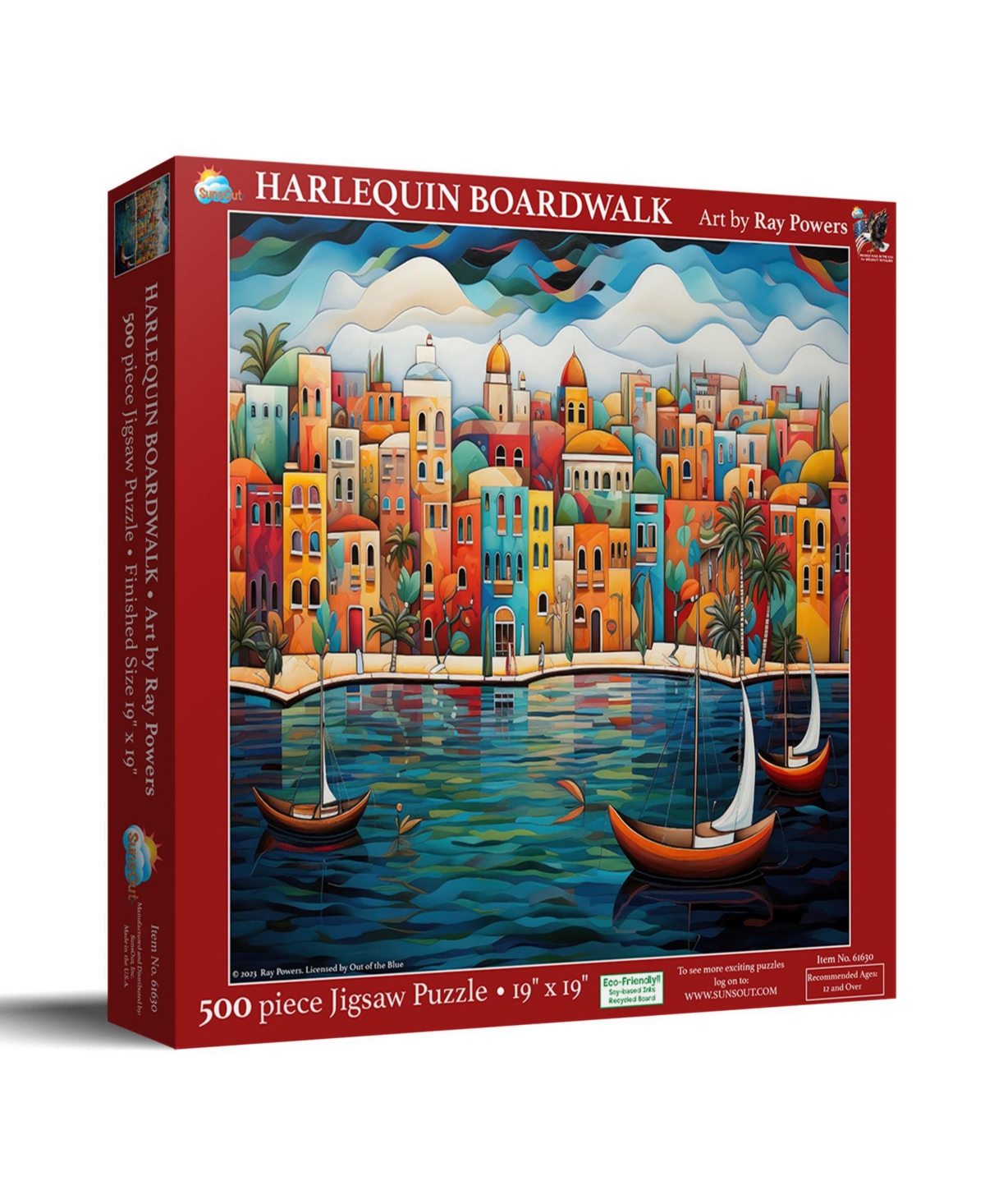 Click here for SunsOut Harlequin Boardwalk 500 piece Jigsaw Puzzl... prices