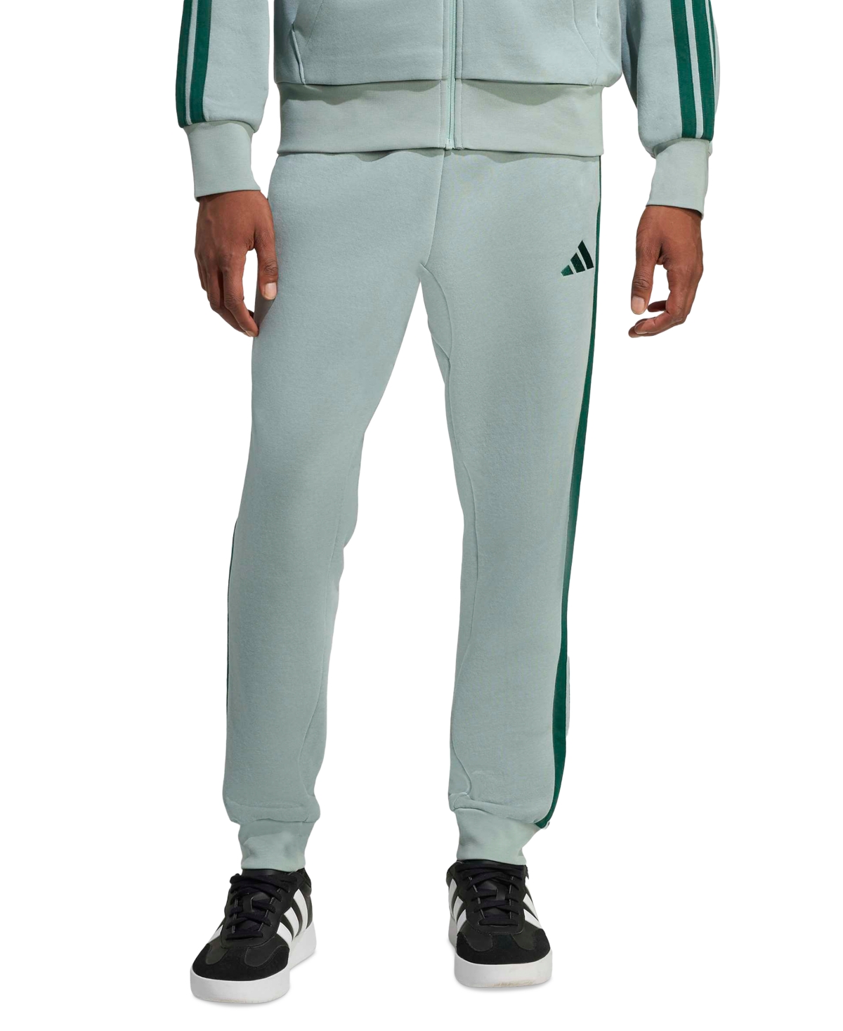 Click here for adidas Mens Essentials Regular-Fit 3-Stripes Fleec... prices