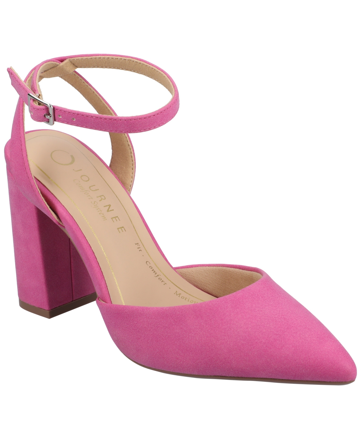 Click here for Journee Collection Womens Tyyra Ankle Strap Block... prices