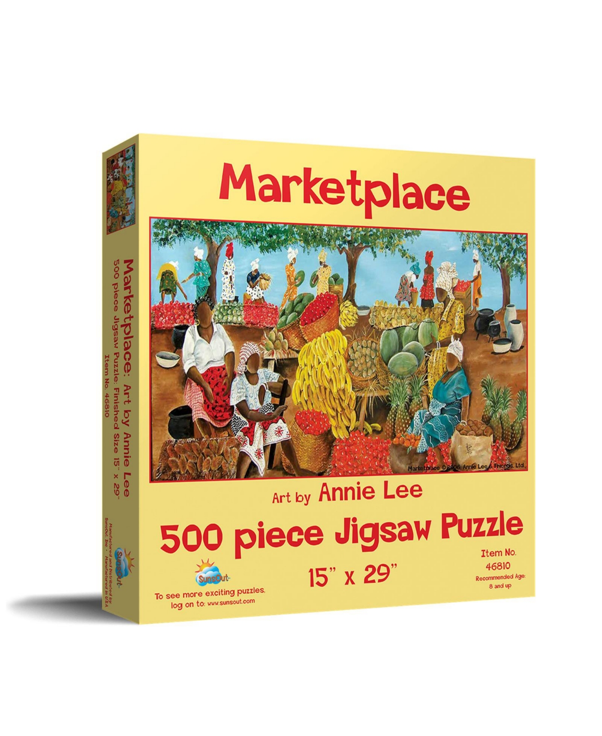 Click here for SunsOut Marketplace 500 piece Jigsaw Puzzle for Ad... prices