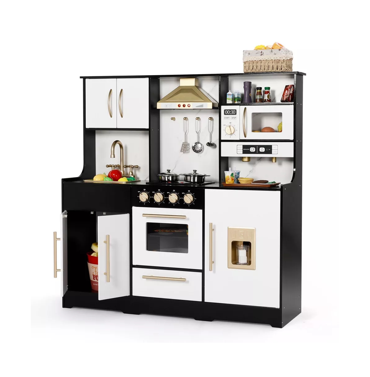 Click here for Kinder King Wooden Kids Play Kitchen  Pretend Play... prices