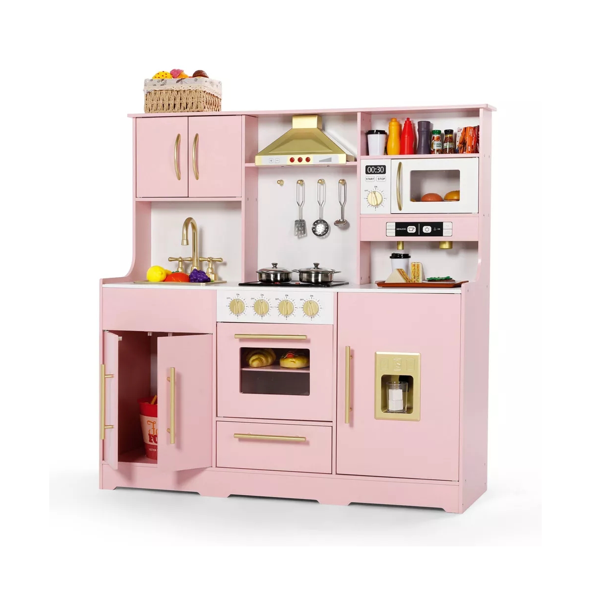 Click here for Kinder King Wooden Kids Play Kitchen  Pretend Play... prices