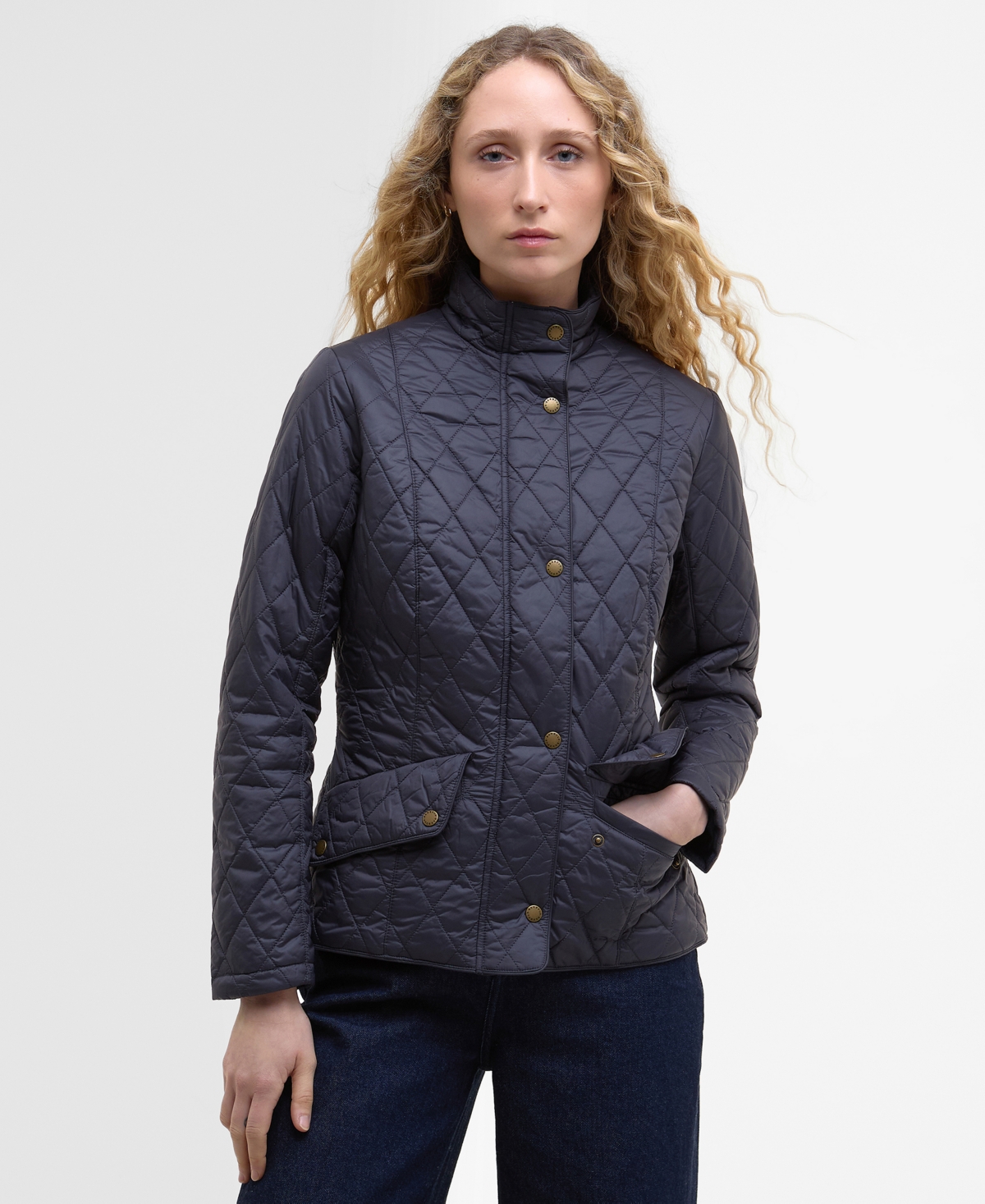 Click here for Barbour Womens Flyweight Cavalry Quilted Jacket -... prices