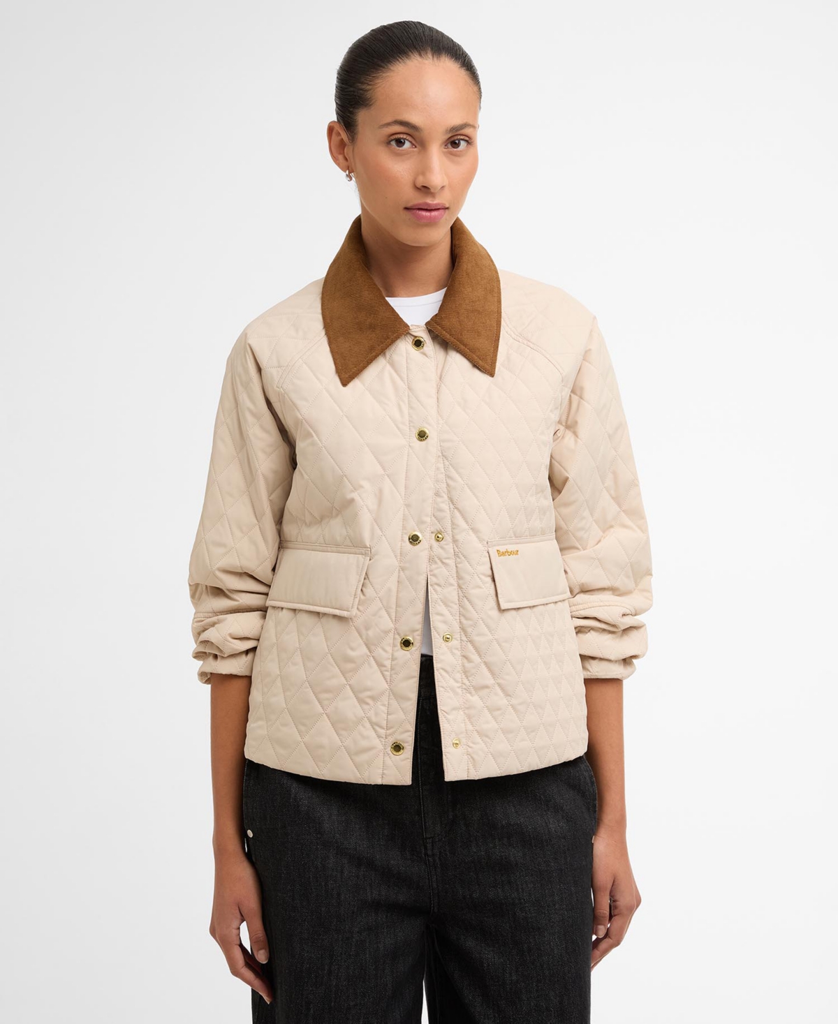 Click here for Barbour Womens Kirby Quilt Jacket - Jasmine/Dress prices