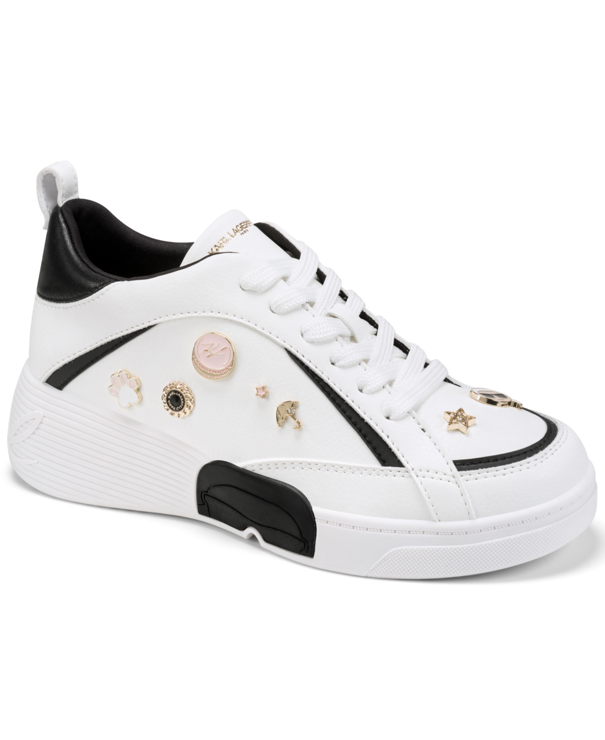 Click here for Karl Lagerfeld Paris Womens Mineola Lace-Up Sneake... prices