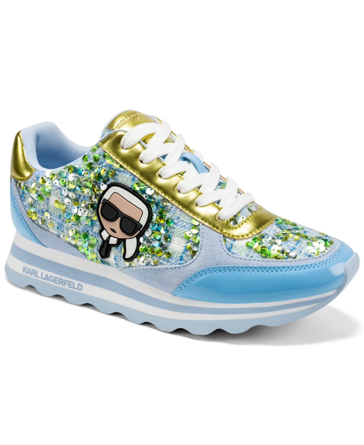 Click here for Karl Lagerfeld Paris Womens Meade Lace-Up Sneakers... prices