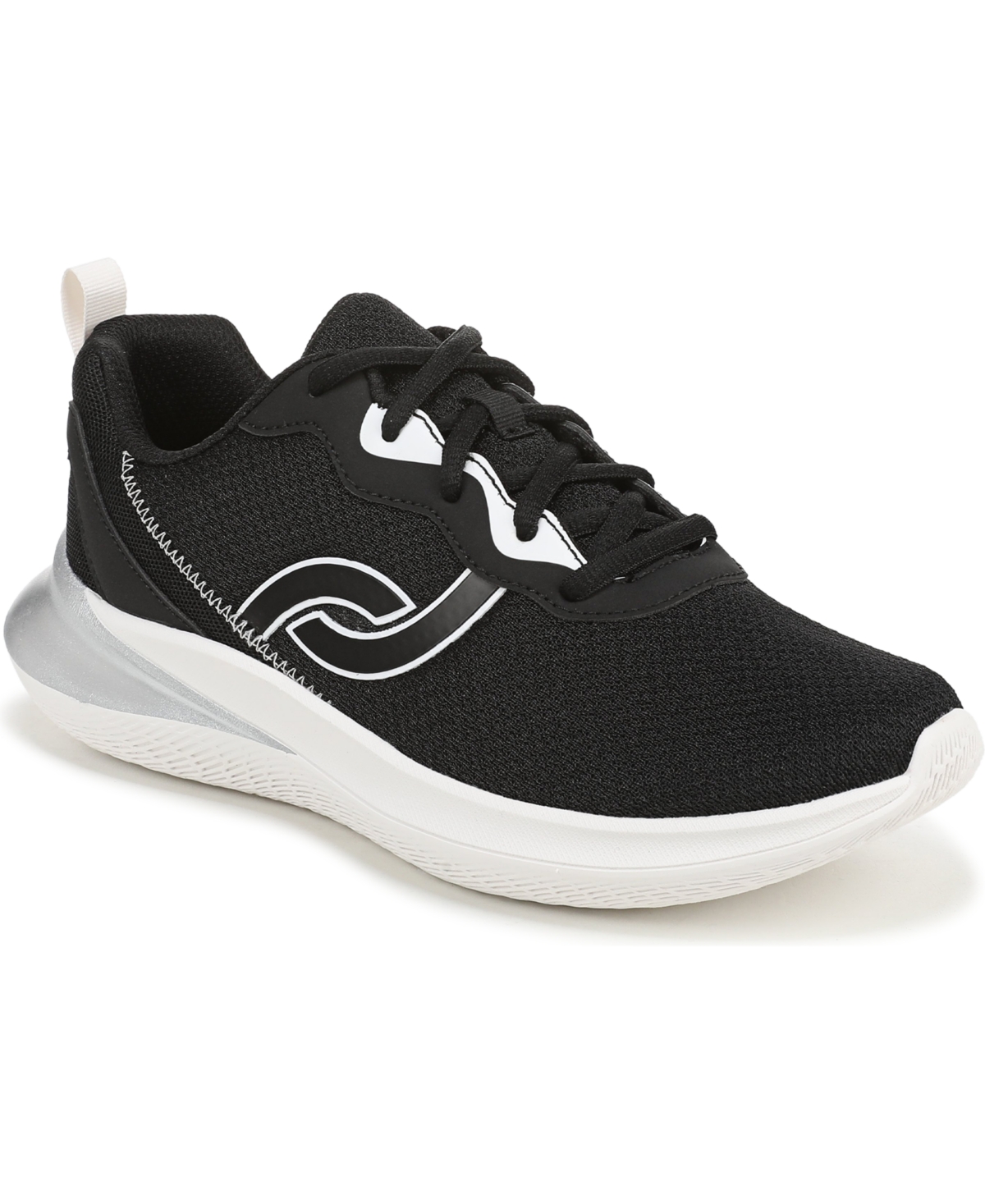 Click here for Ryka Womens Iconic Lace-Up Sneakers - Black Mesh prices