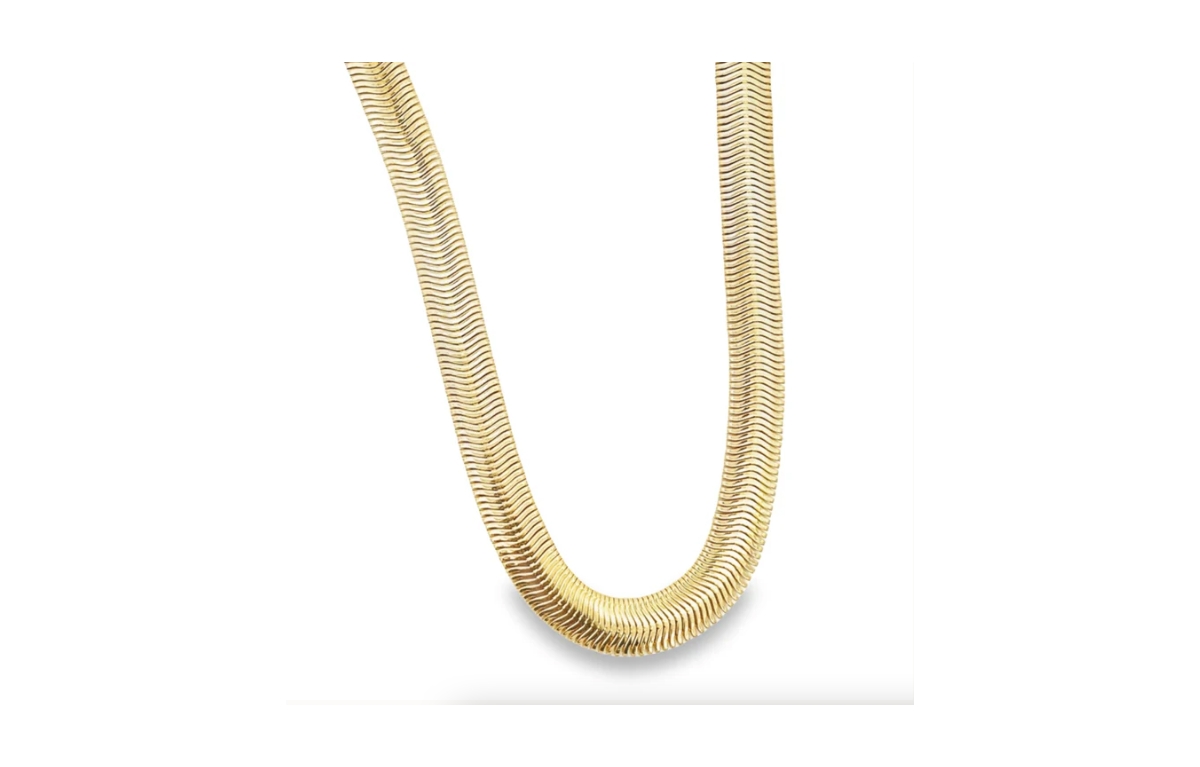 Click here for Bowood Lane 8mm Gold Plated Chain Necklace - Gold prices