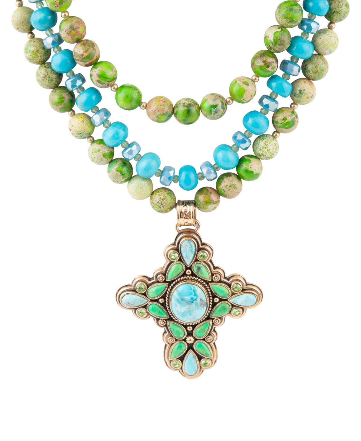 Click here for Barse Legacy Lime Green and Blue Turquoise Golden... prices