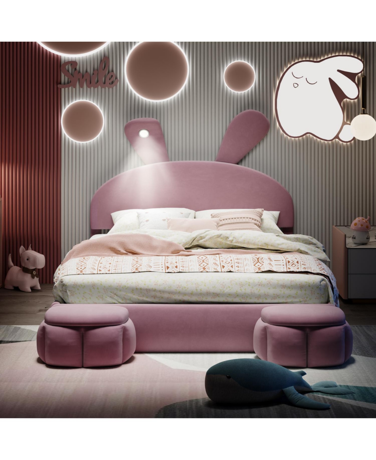 Click here for Streamdale Furniture Full Size Upholstered Platfor... prices