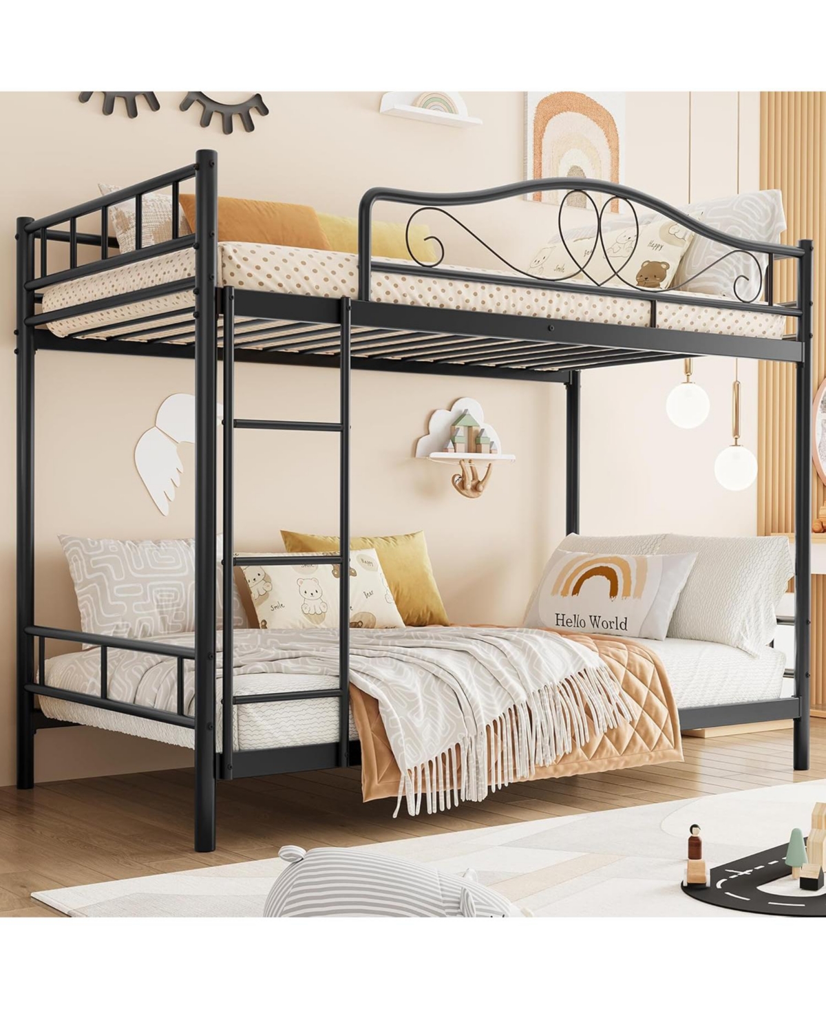 Click here for gaomon Twin Over Twin Metal Bunk Bed with Ladder a... prices