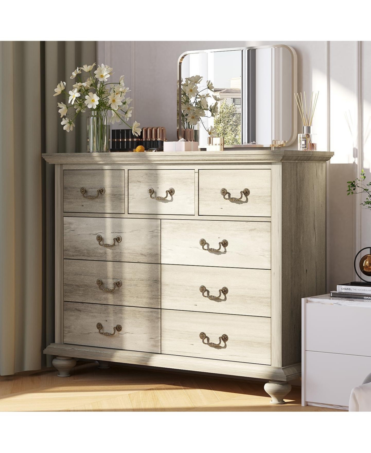 Click here for gaomon 9-Drawer Gray Dresser for Bedroom  Large St... prices