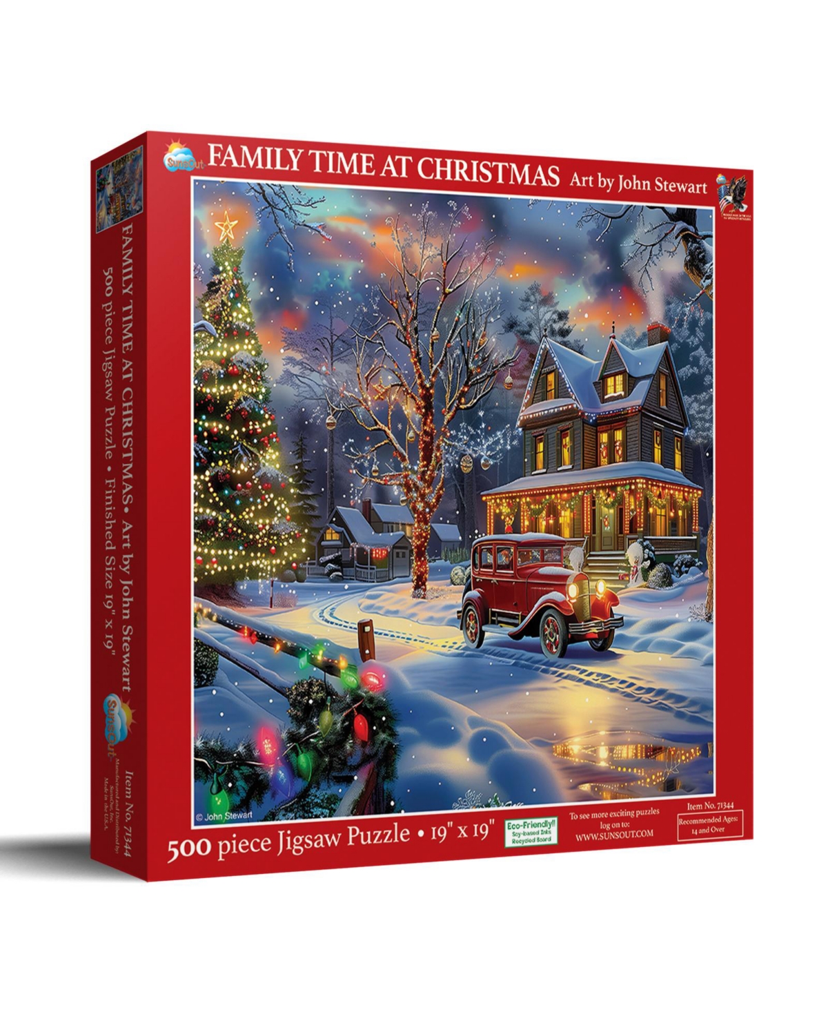 Click here for Family Time at Christmas 500 piece Jigsaw Puzzle f... prices