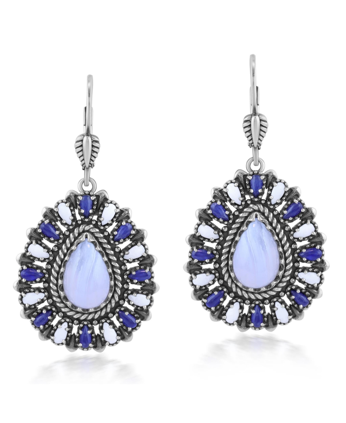 Click here for American West Jewelry Sterling Silver Blue Lace Ag... prices