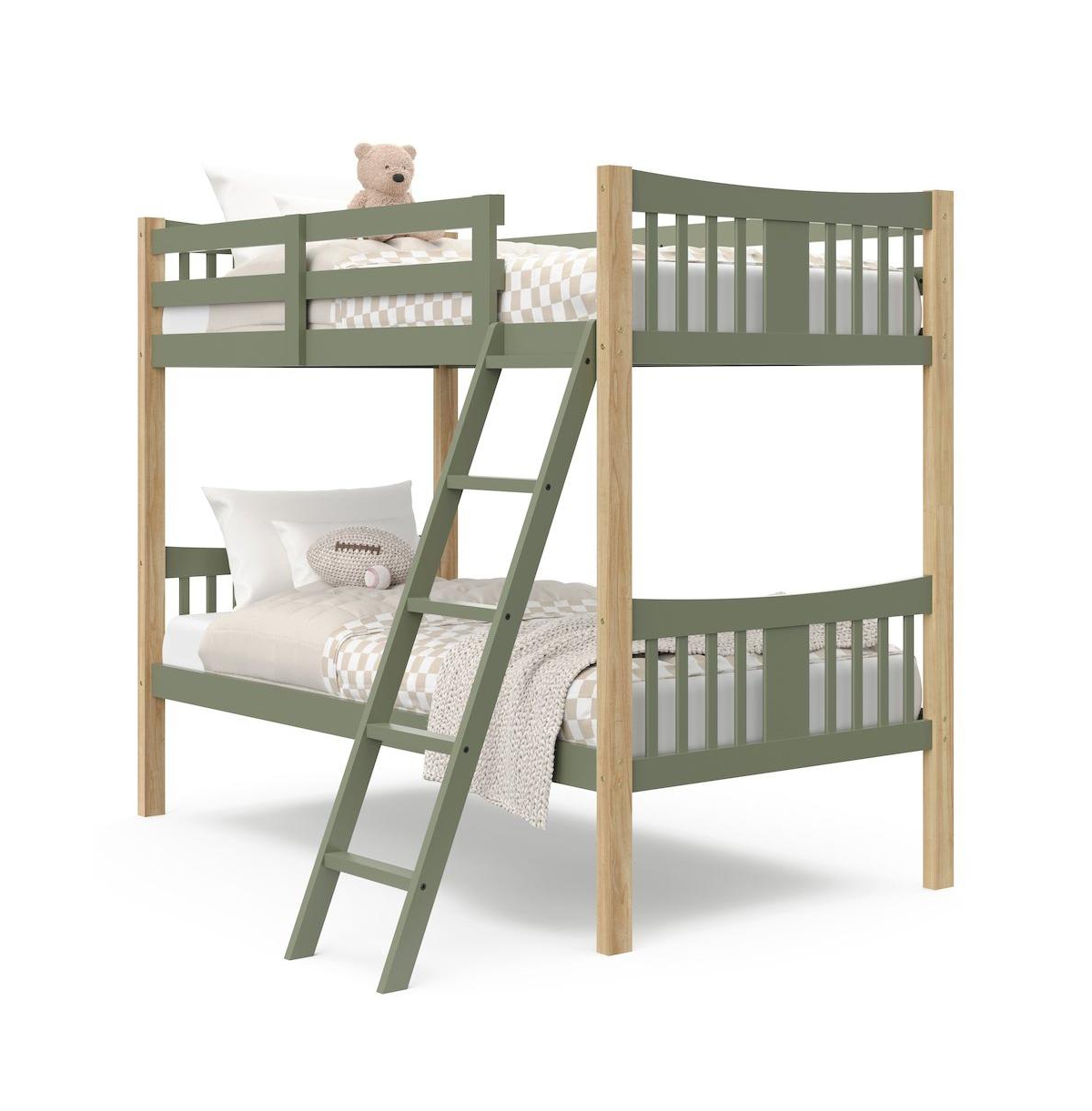 Click here for Storkcraft Caribou Twin-over-Twin Bunk Bed (Olive... prices