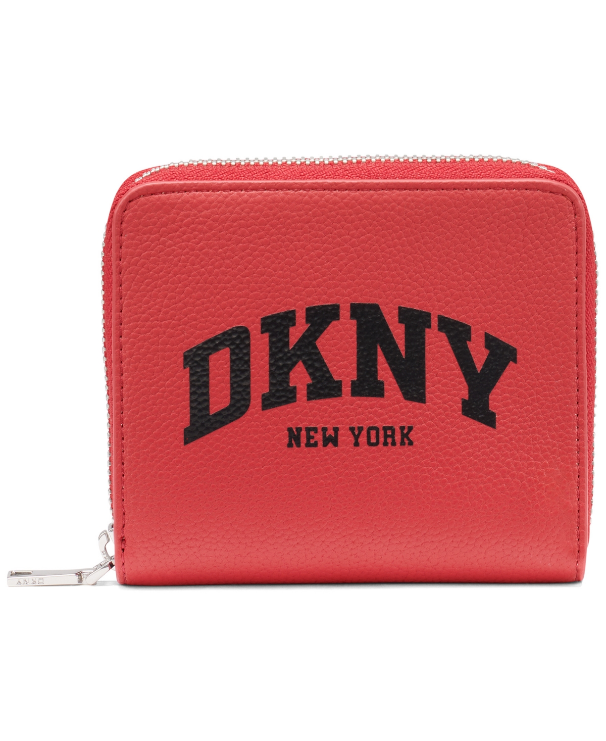 Click here for Dkny Womens Hadlee Zipper Around Wallet - Bright R... prices