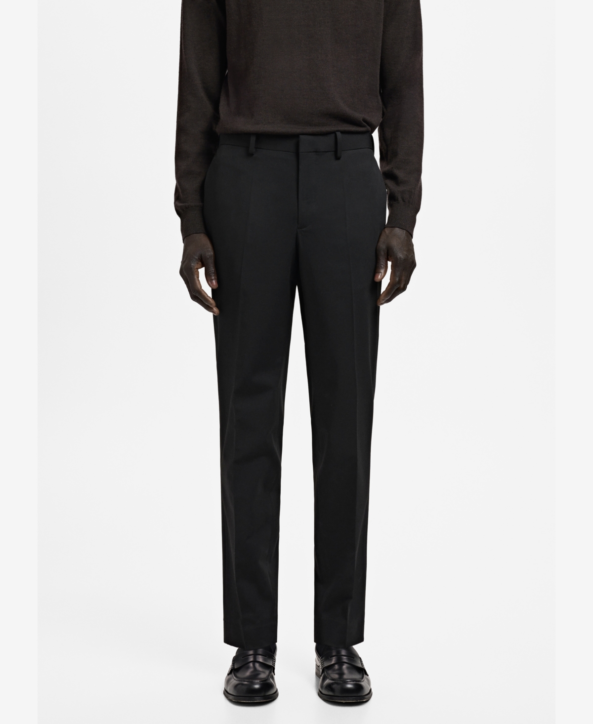 Click here for Mango Mens Stretch Fabric Super Slim-Fit Suit Pant... prices