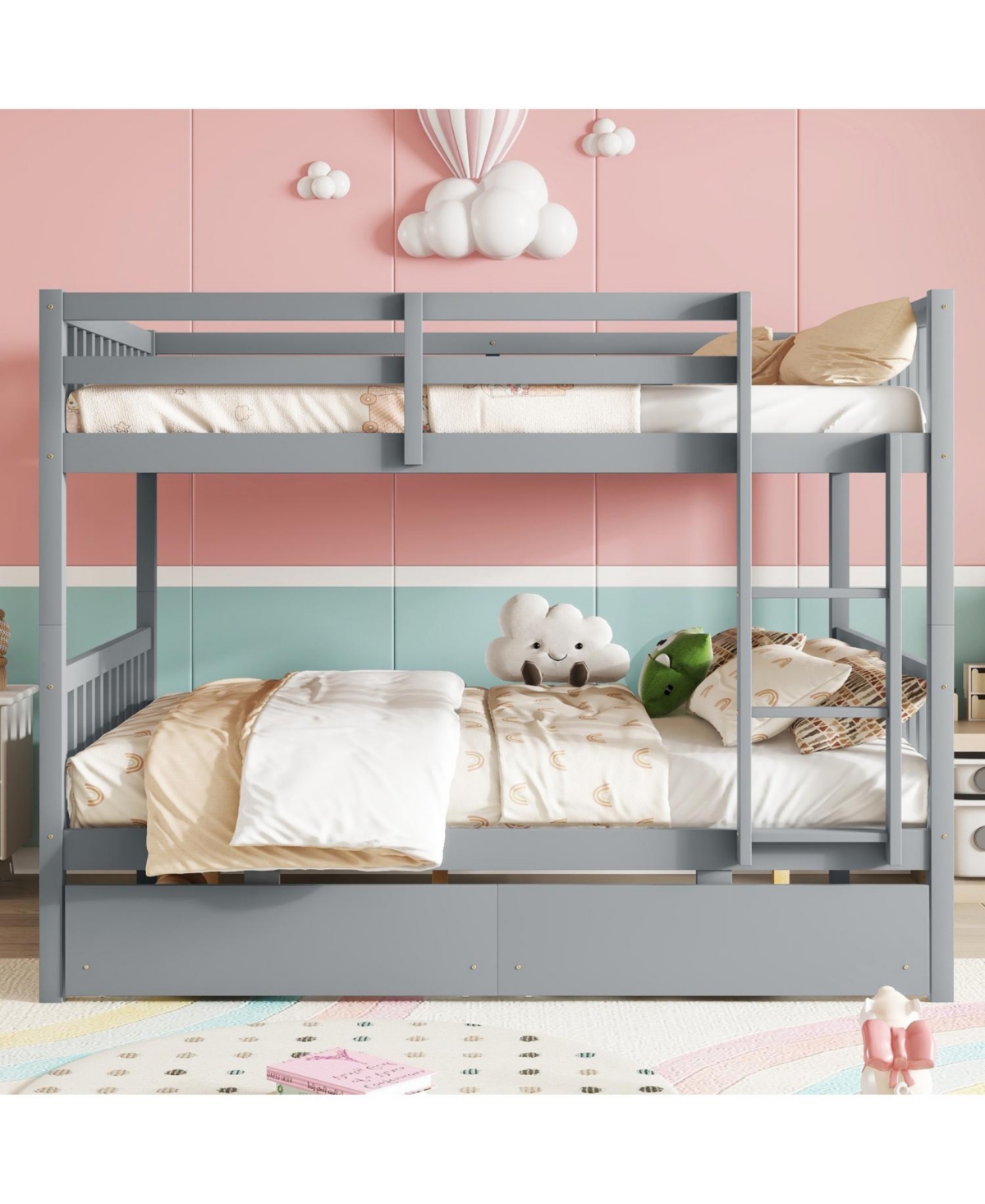 Click here for Streamdale Furniture Full Over Full Bunk Bed with... prices
