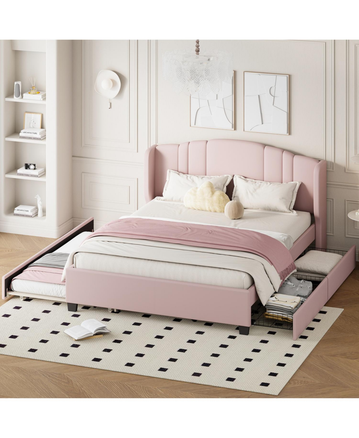 Click here for Streamdale Furniture + Queen + Upholstered + Wingb... prices