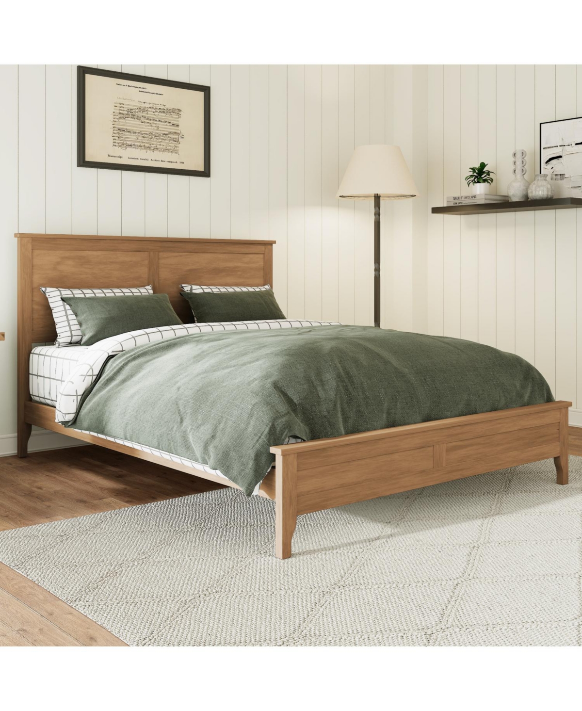 Click here for Streamdale Furniture Solid Wood Full Platform Bed... prices