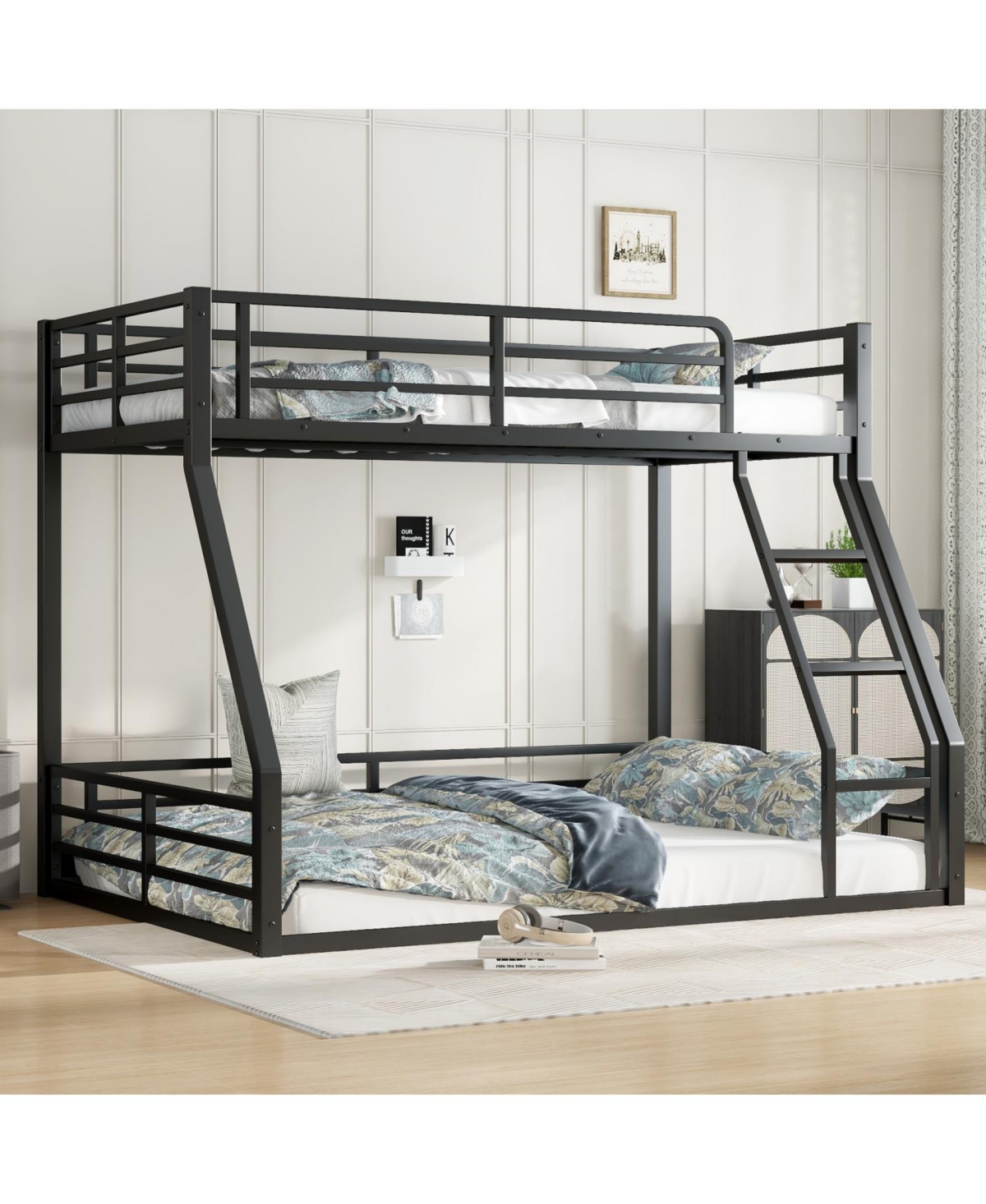Click here for Streamdale Furniture Metal Twin Xl/Queen Bunk Bed... prices
