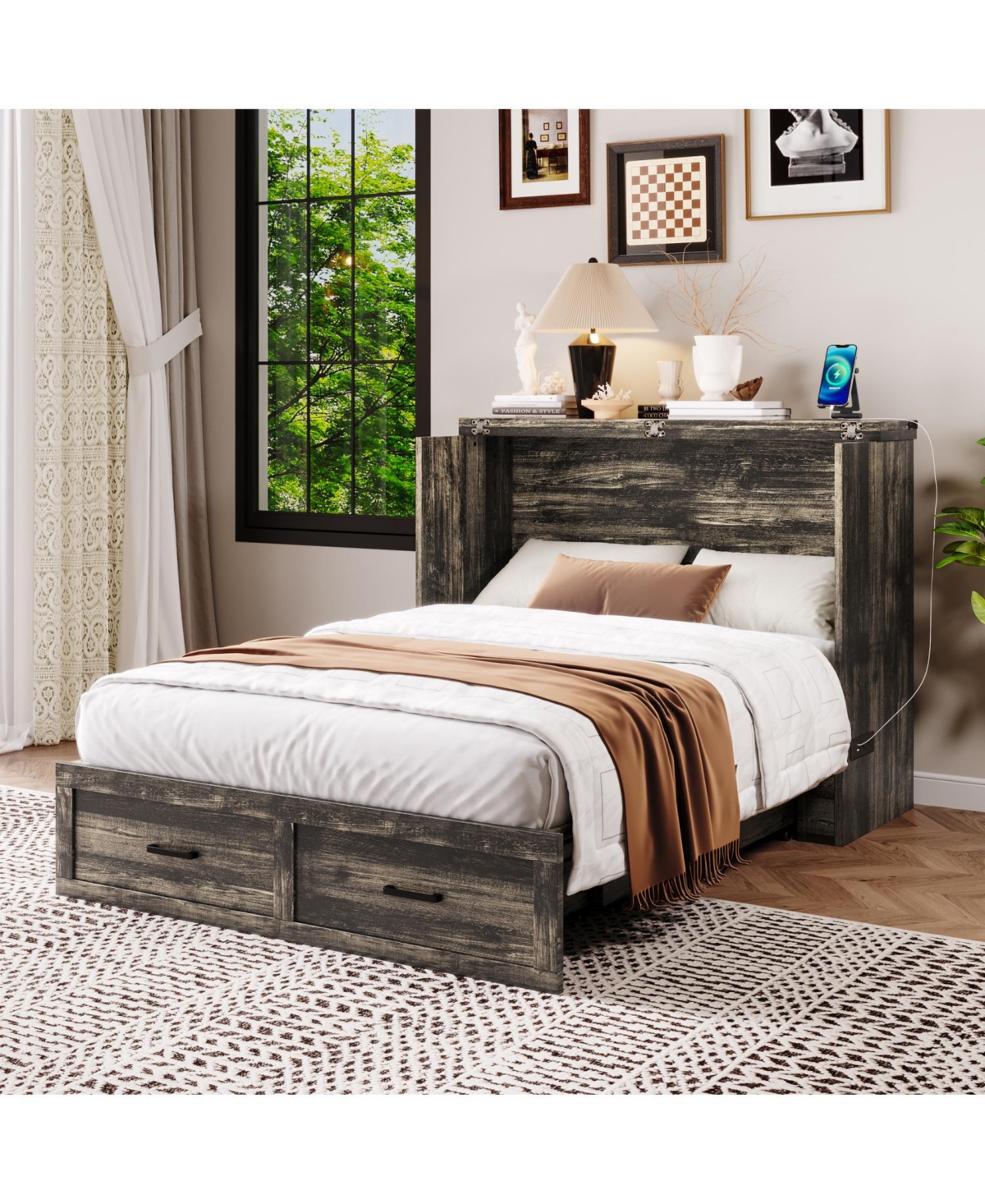 Click here for Streamdale Furniture Murphy Bed Cabinet Full Size... prices