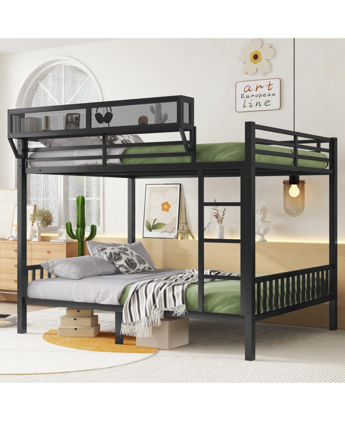 Click here for Streamdale Furniture Queen Over Queen Metal Bunk B... prices