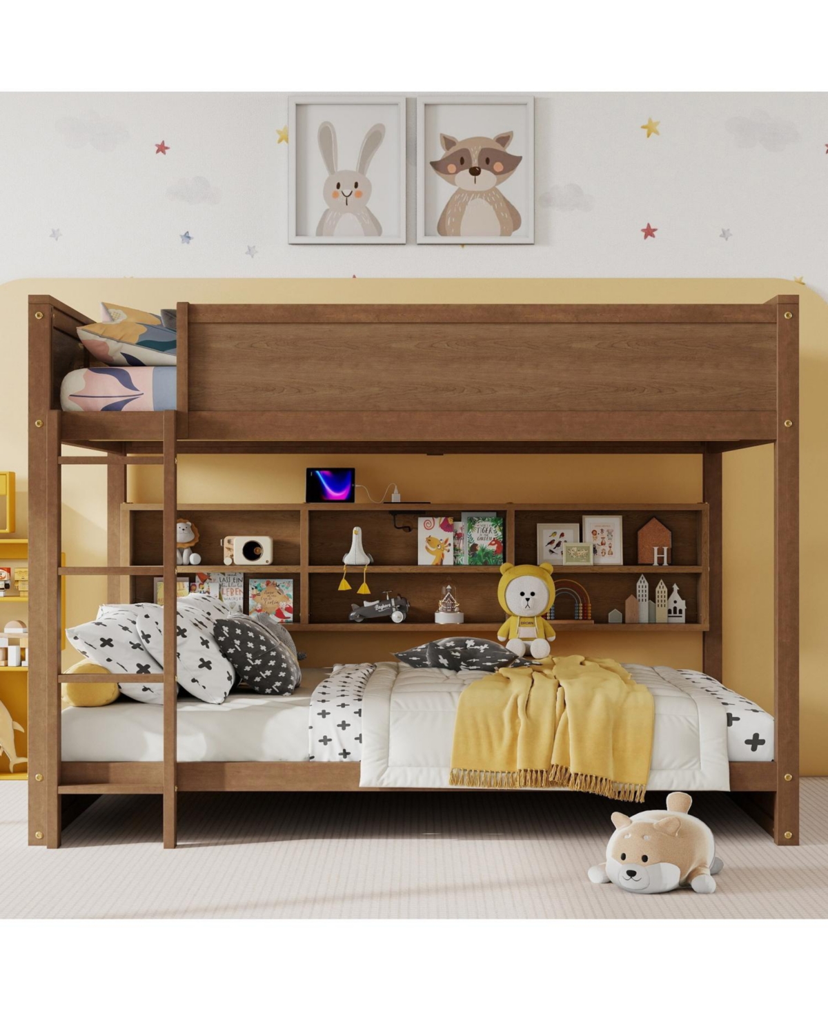 Click here for Streamdale Furniture Queen Over Queen Bunk Bed wit... prices