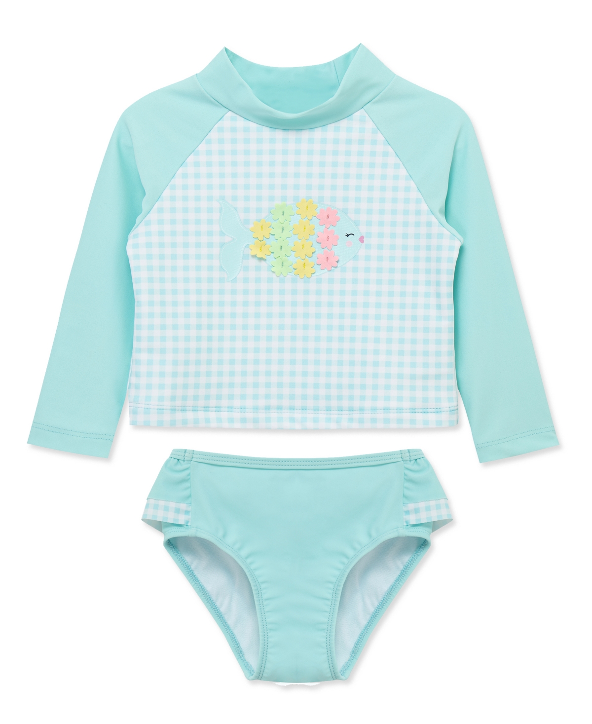 Click here for Little Me Baby Girls Fish Long-Sleeve Rash guard a... prices