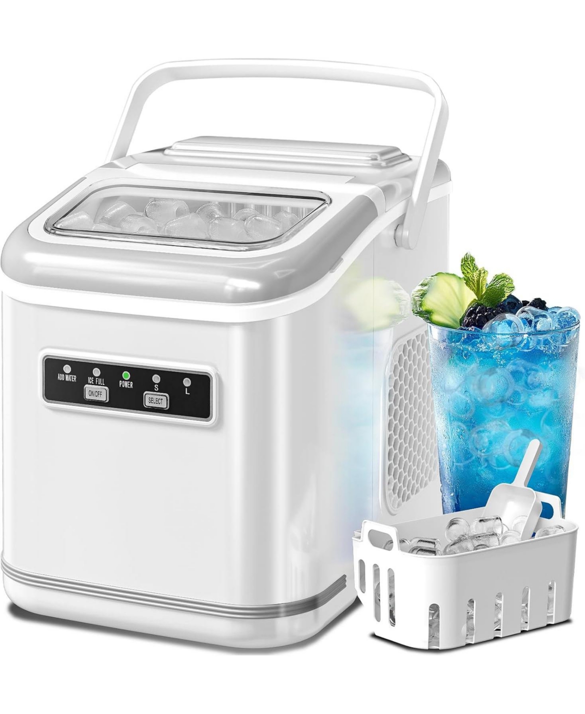 Click here for Cowsar Ice Maker Machine Countertop Portable Compa... prices