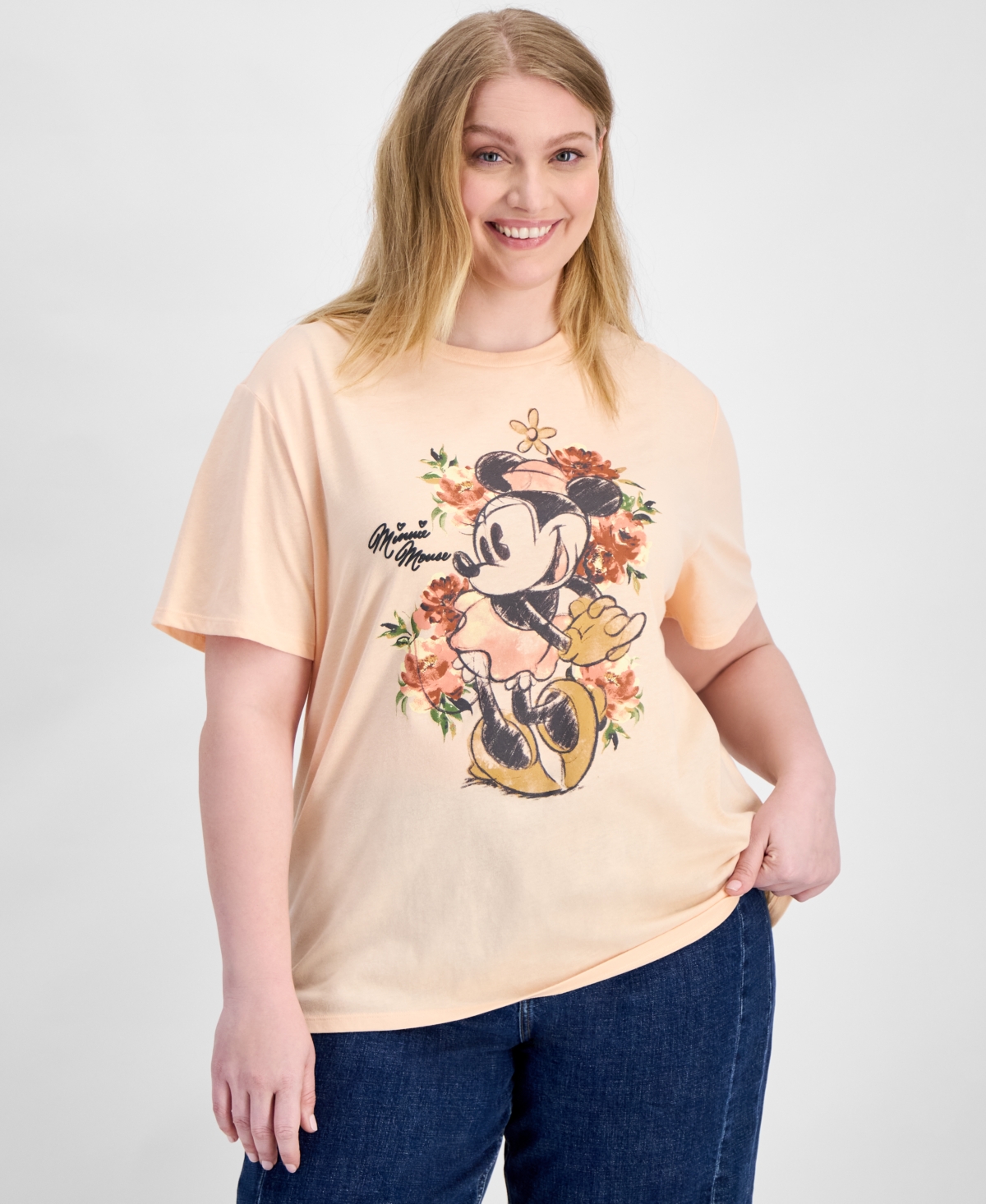 Click here for Disney Trendy Plus Size Minnie Mouse T-Shirt - Bel... prices