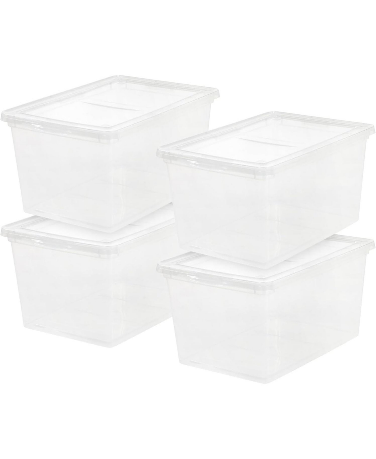 Click here for Iris Usa Storage Bins with Lids  Clear Stackable C... prices