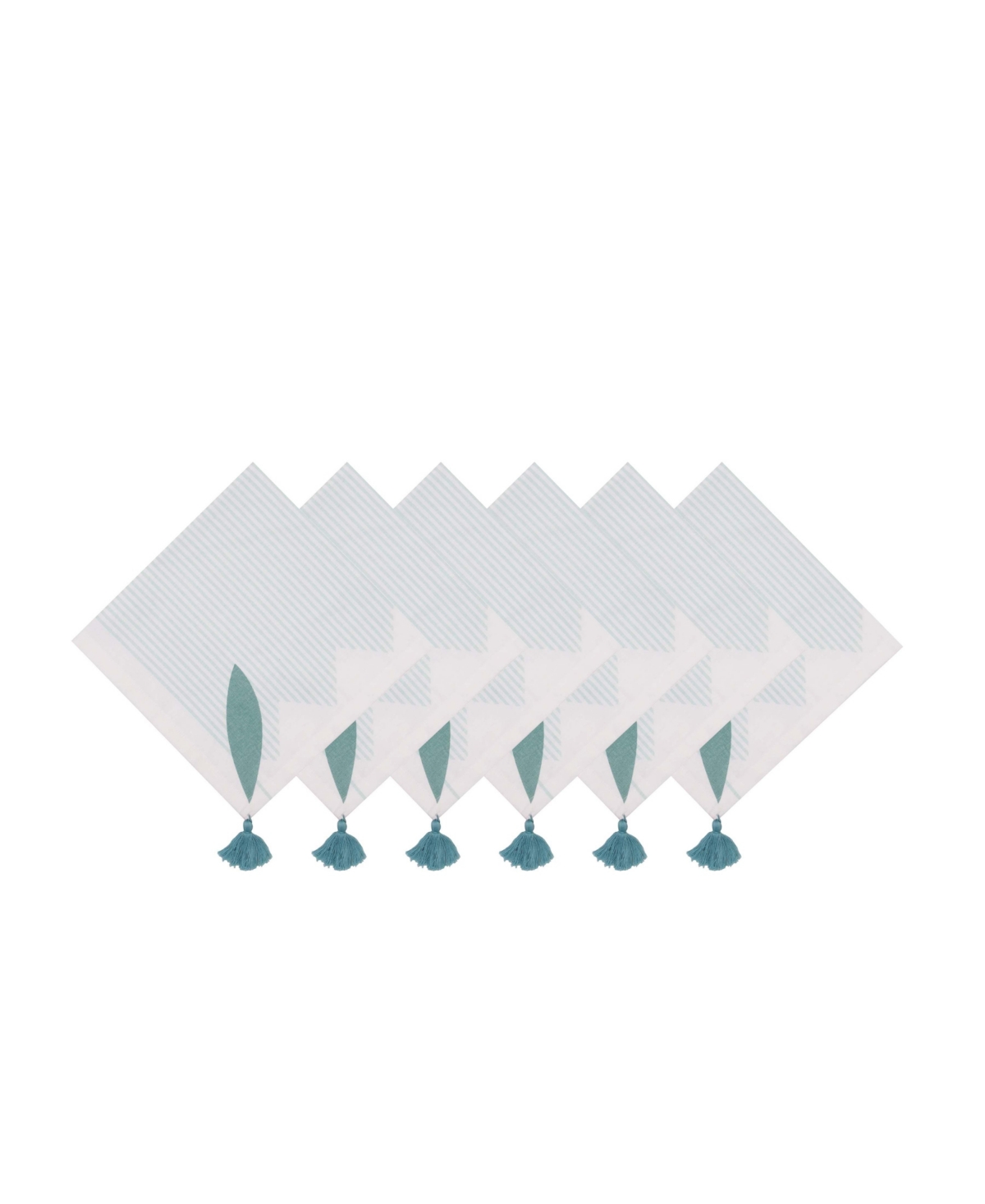 Click here for C&F Home Tassel and Stripes Fish Napkins Set of 6. prices