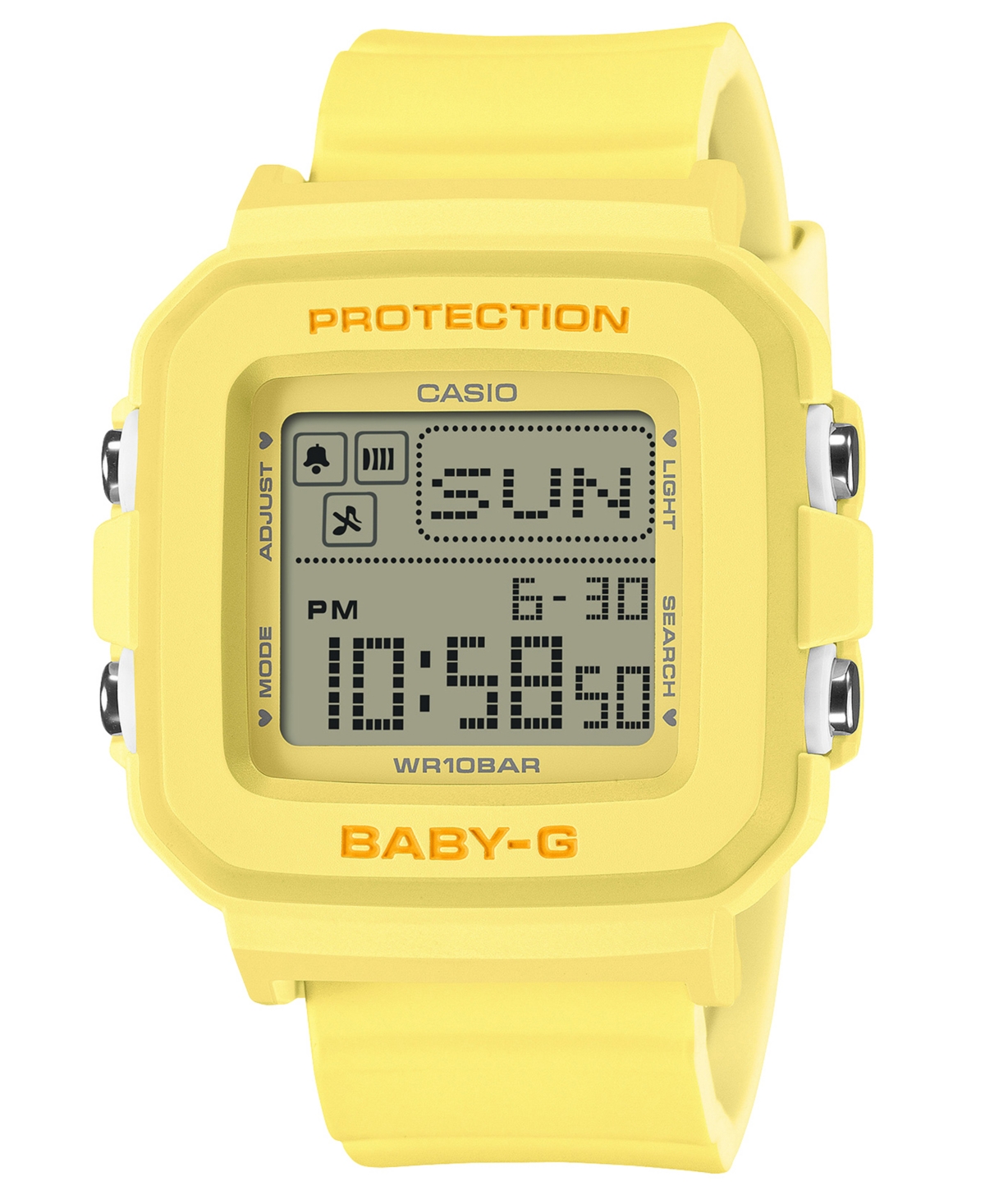 Click here for G-Shock Womens Japanese Quartz Baby G Yellow Resin... prices