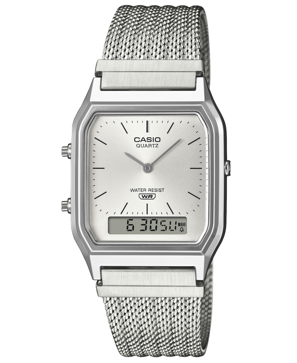Click here for Casio Unisex Japanese Quartz Silver-Tone Watch 29.... prices