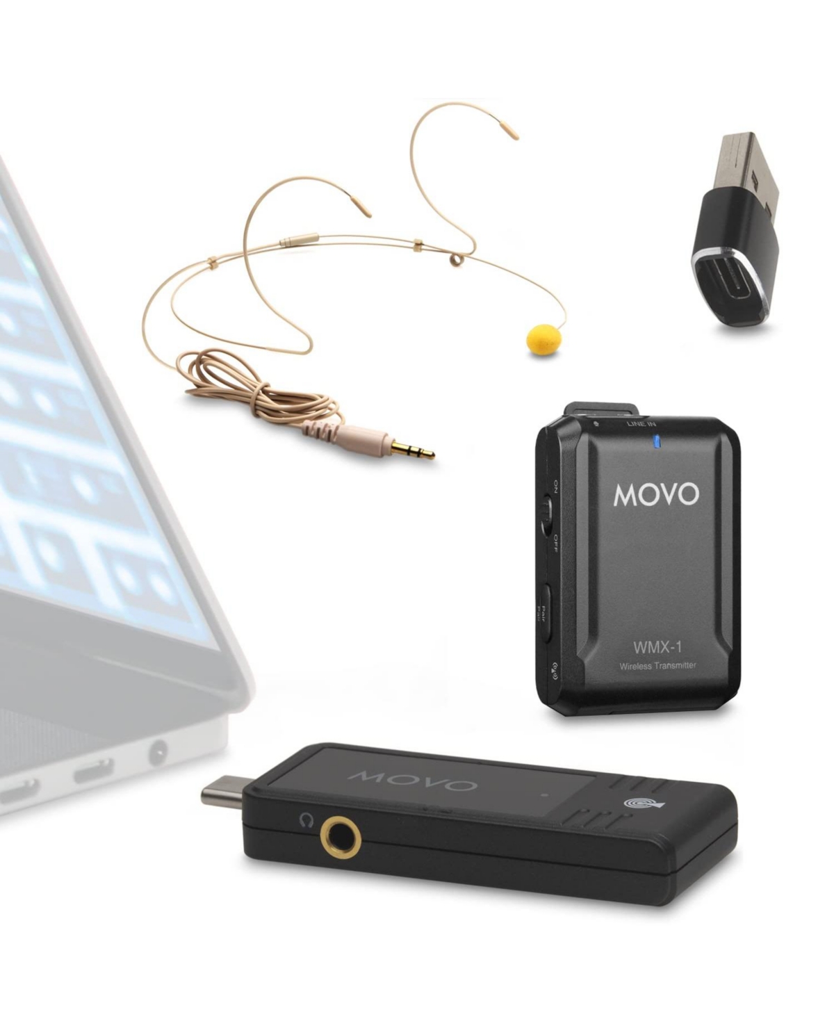Click here for Movo Wmx-1-uh Usb-c Wireless Headset Microphone prices