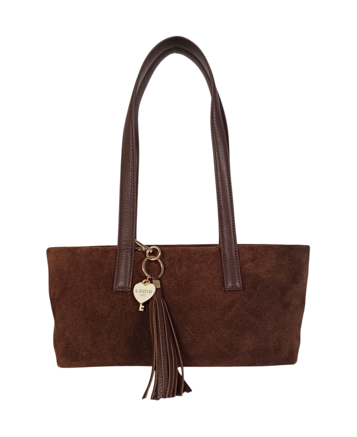 Click here for Lodis Meridian Medium Satchel Bag - Roast Sued prices