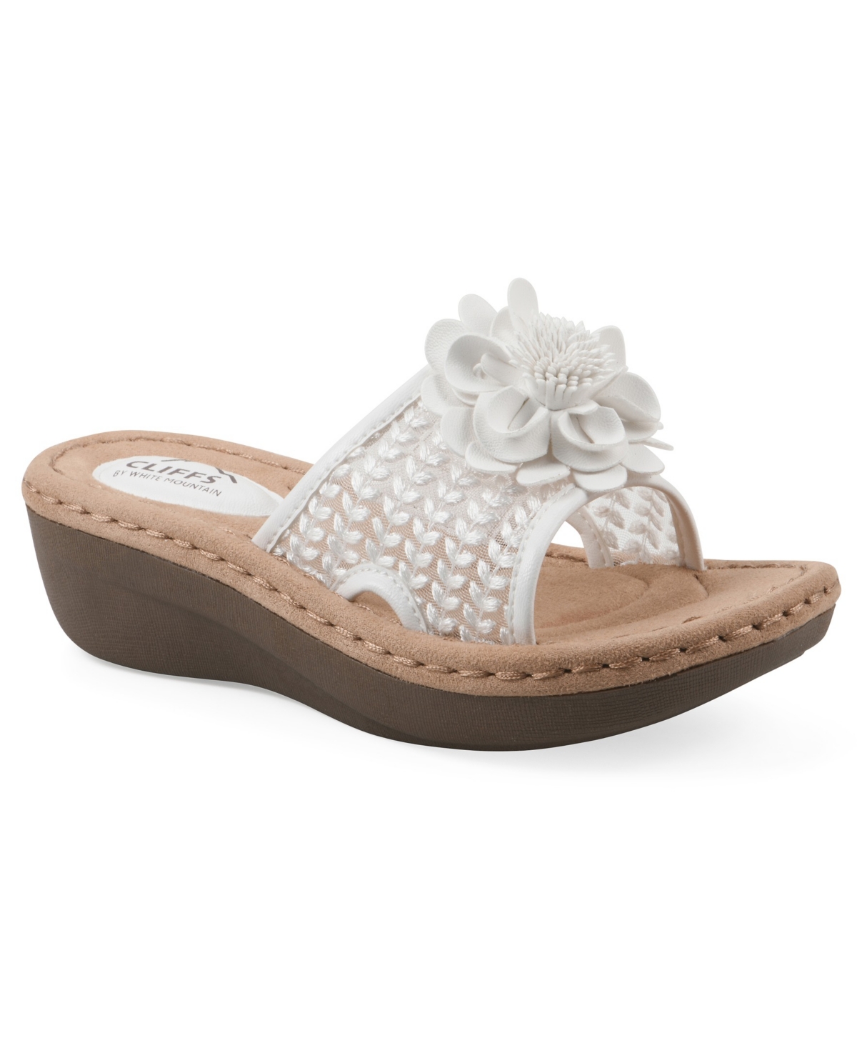 Click here for Cliffs by White Mountain Womens Chill 2 Wedge Sand... prices