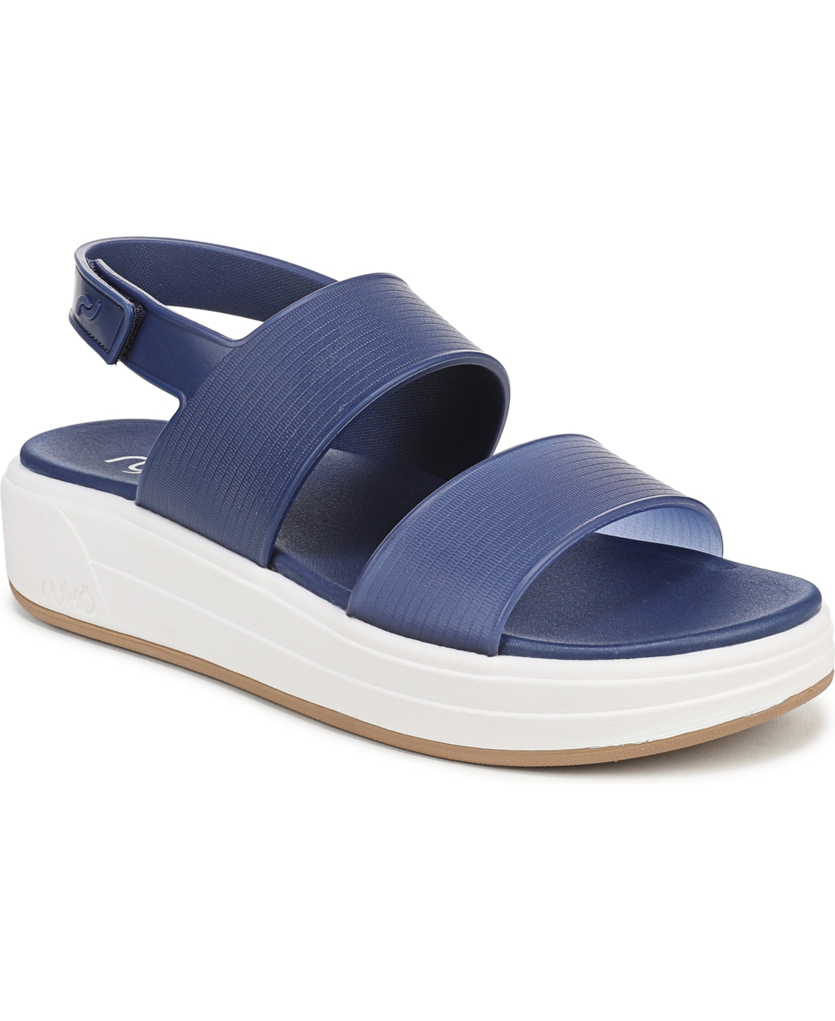 Click here for Ryka Womens Viv Strappy Flat Sandals - Naval Blue... prices