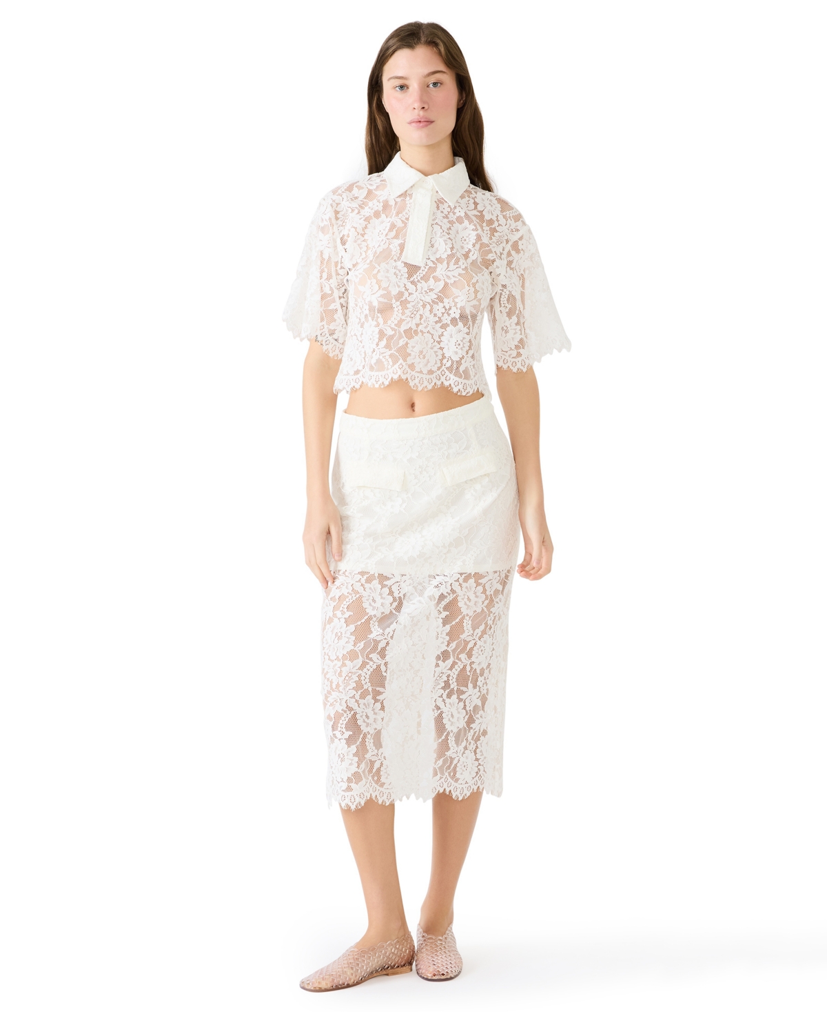 Click here for Bb Dakota Womens Monette Calf Bodycon Skirt - Clou... prices