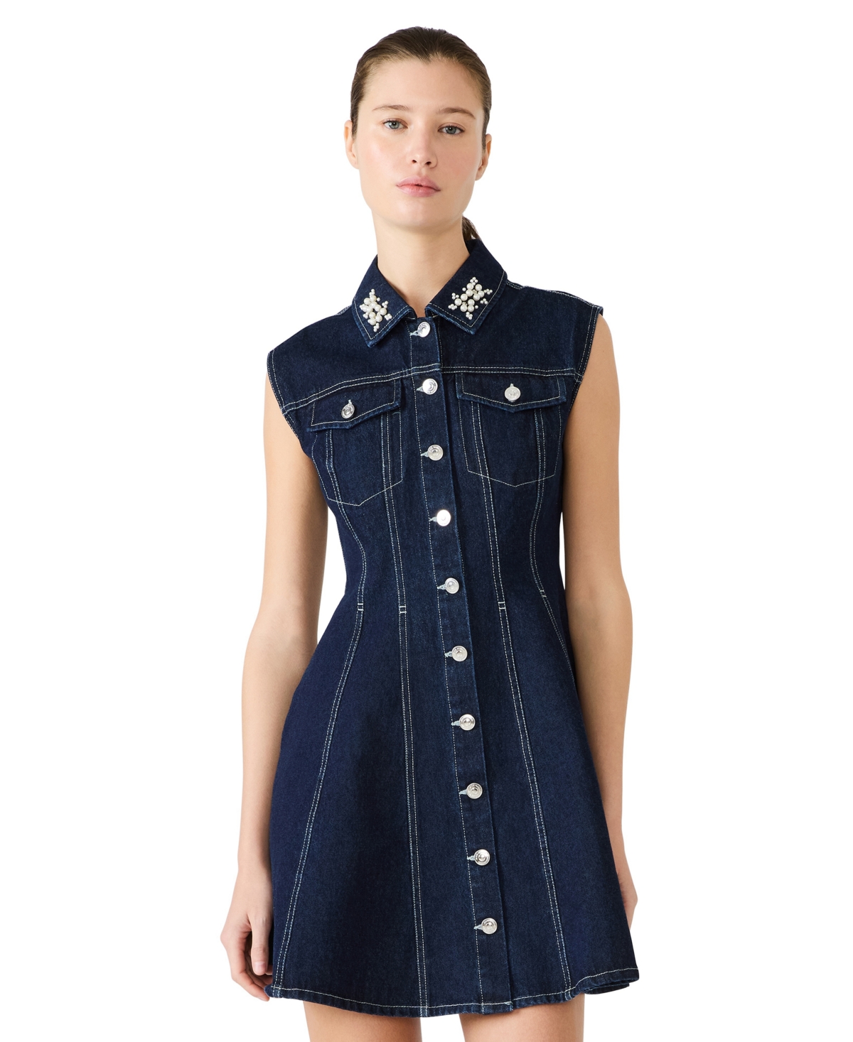 Click here for Steve Madden Womens Carmelia Sleeveless Dress - Do... prices