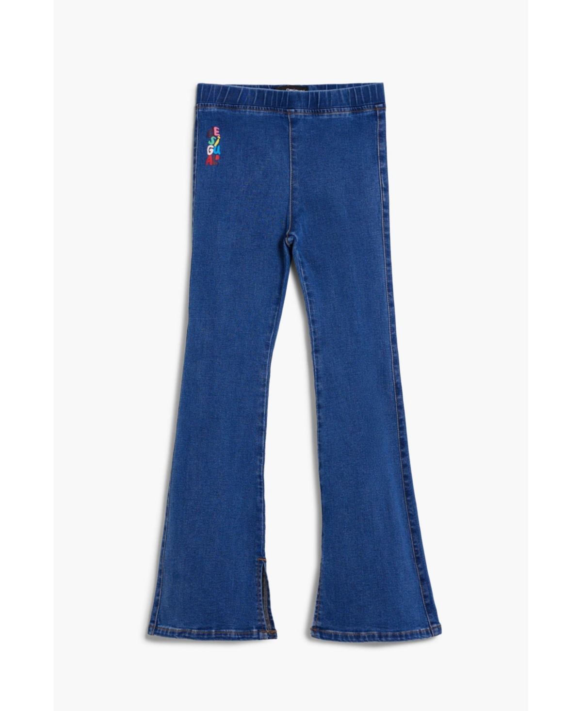 Click here for Desigual Girls Girlss Elastic denim trousers - Med... prices