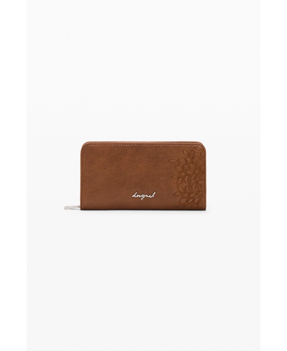 Click here for Desigual Womens Medium embroidered wallet - Camel prices