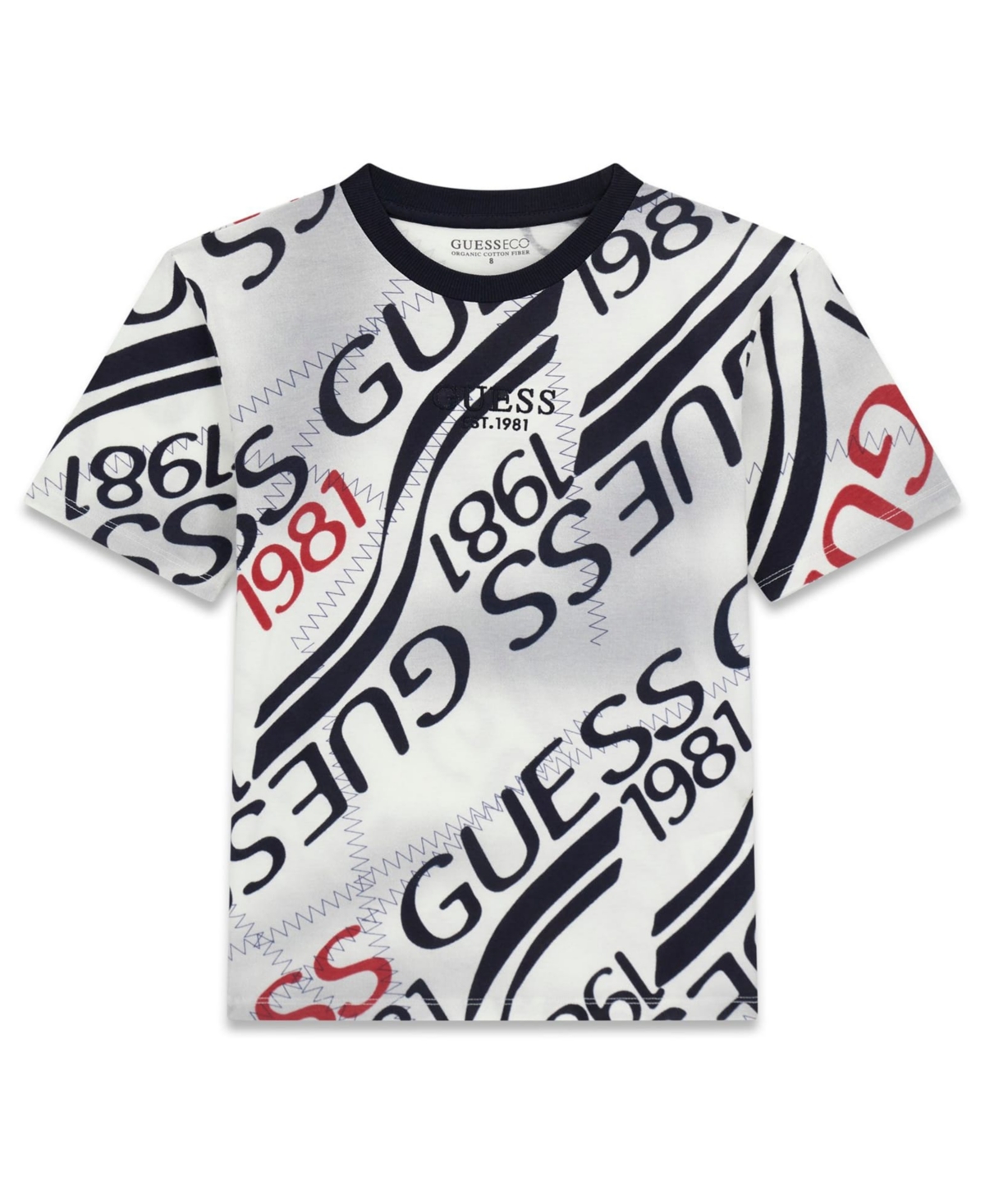 Click here for Guess Boys 8-18 Oversized Crewneck T-Shirt - White... prices