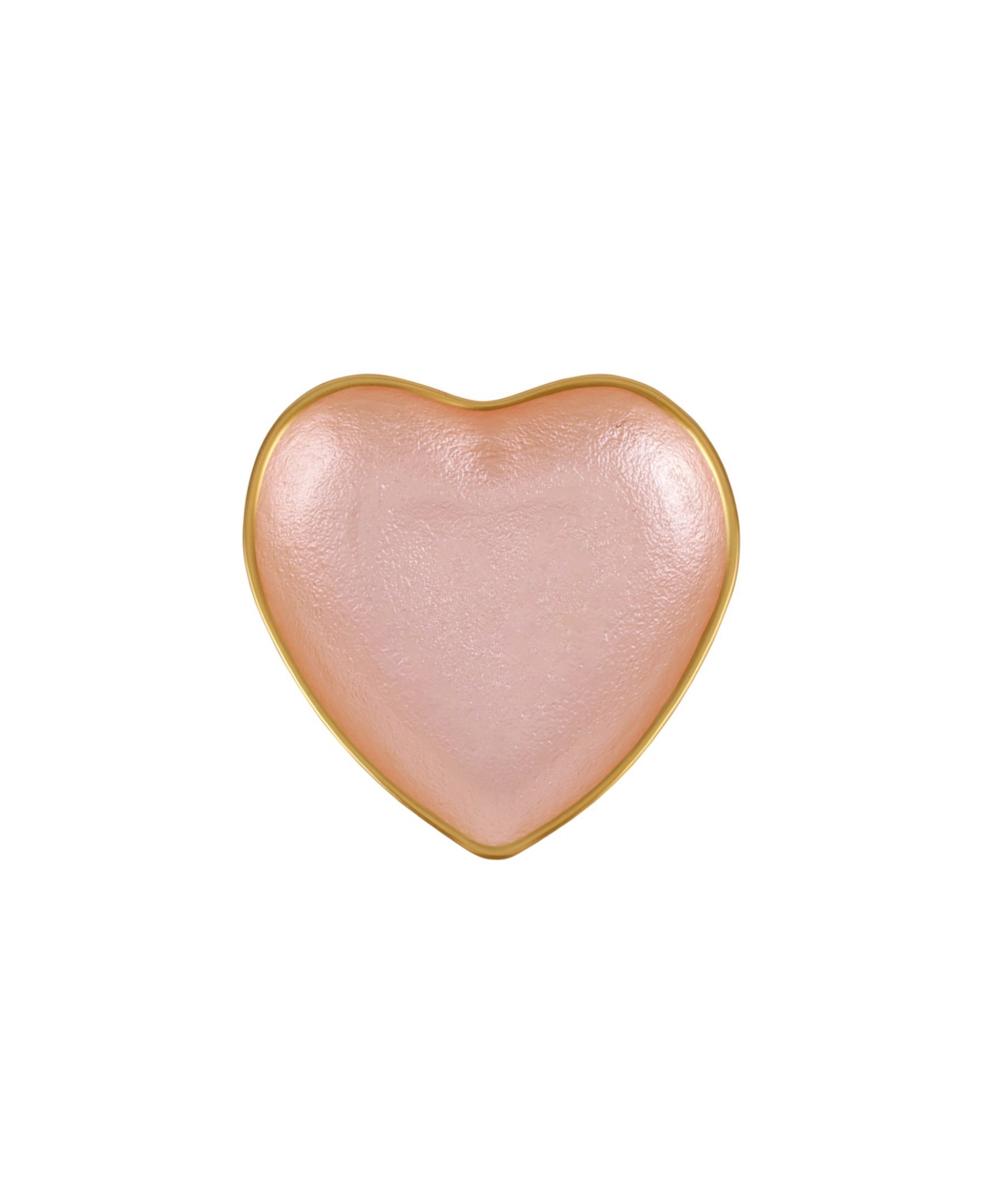 Click here for Vietri Baroque Glass Heart Cocktail Plate - Pink prices
