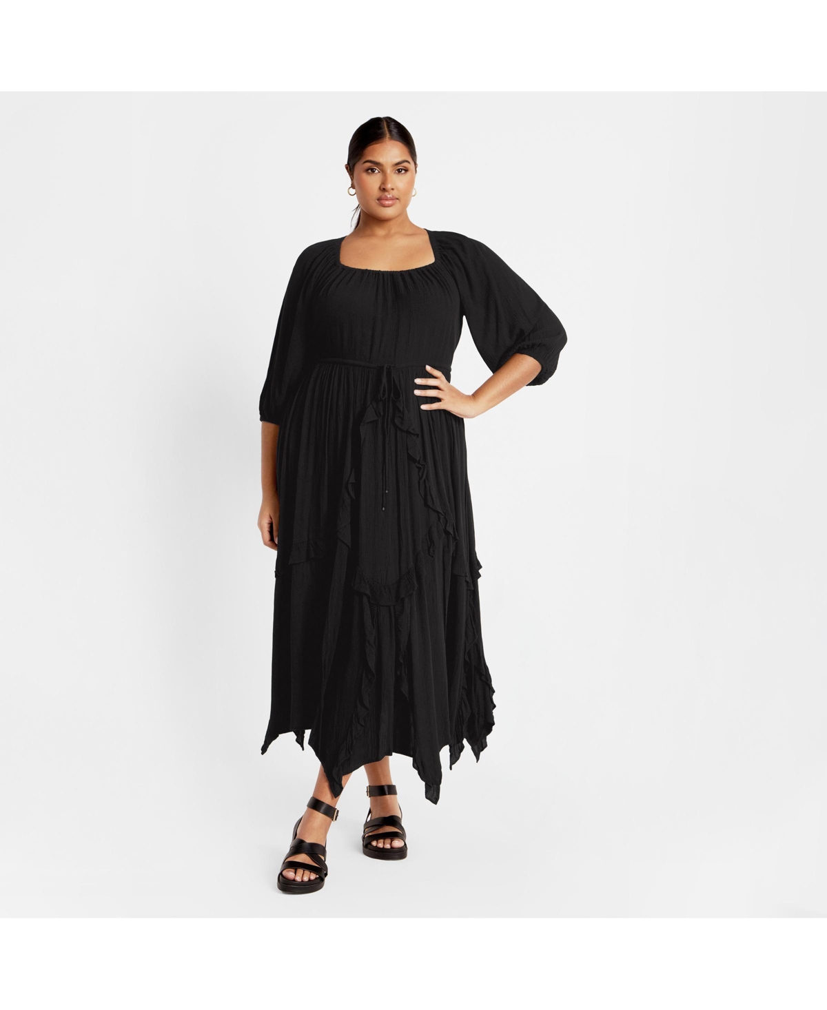 Click here for City Chic Plus Size Arzel Dress - Black prices