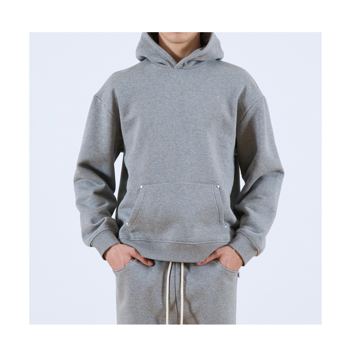 Click here for Krost Mens Friend Hoodie - Dark heather grey prices